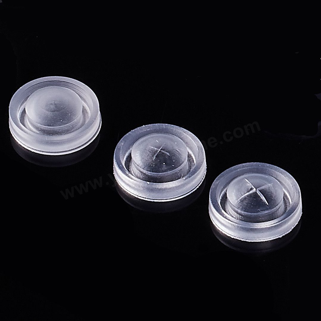 LSR Injection Molding Liquid Silicon Valve with Cross Slit Cut, 10.5mm ...